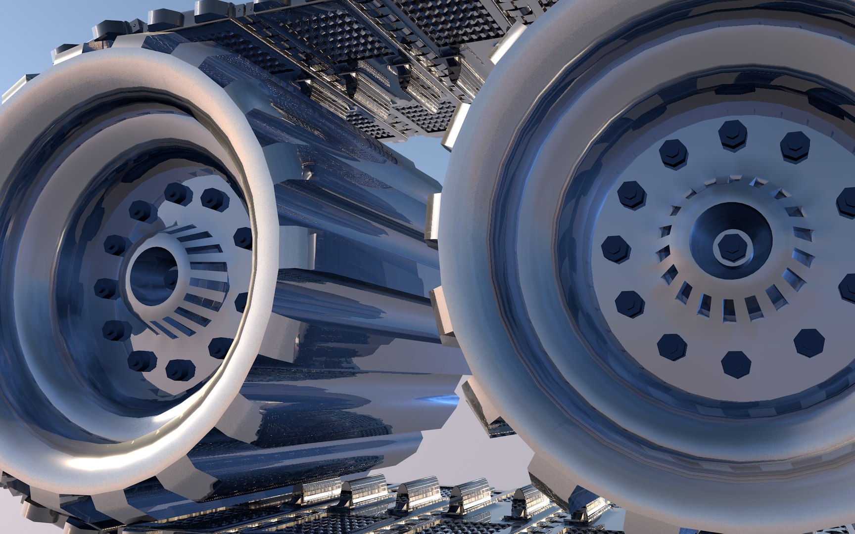 Tank Wheels 3D Model - TurboSquid 1382634