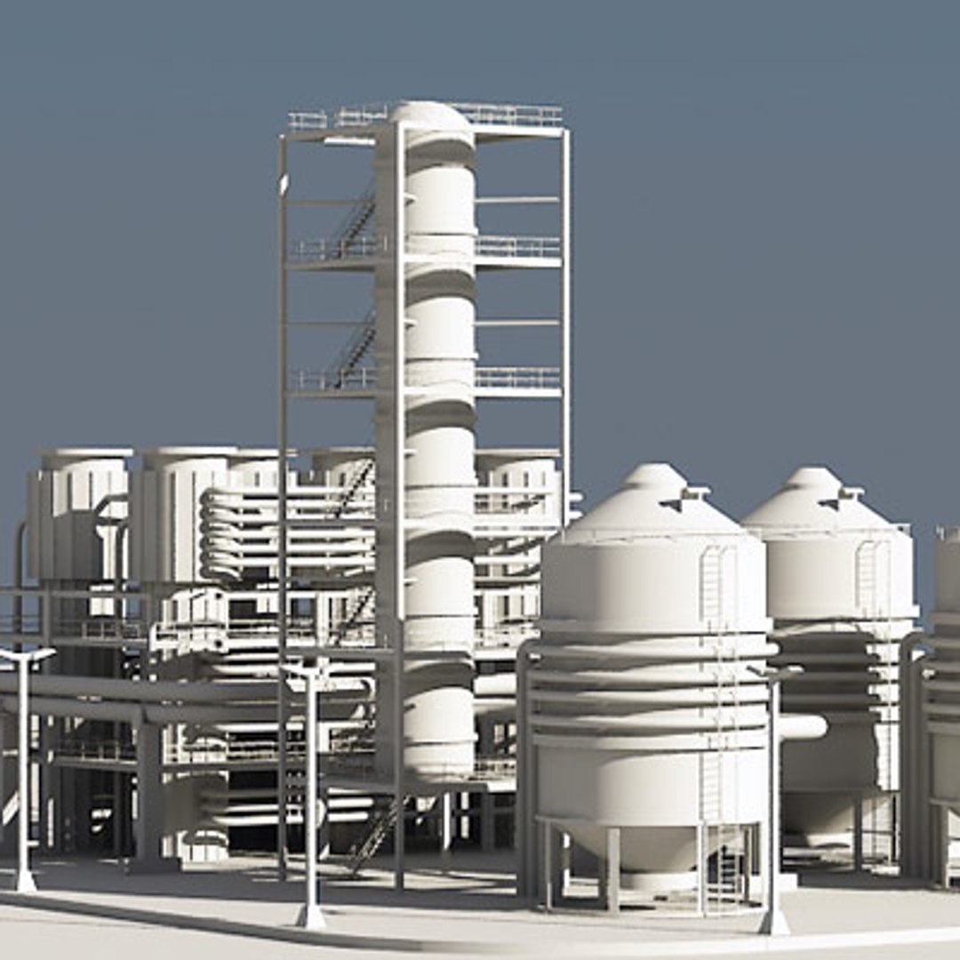 3d Model Industrial Module 1