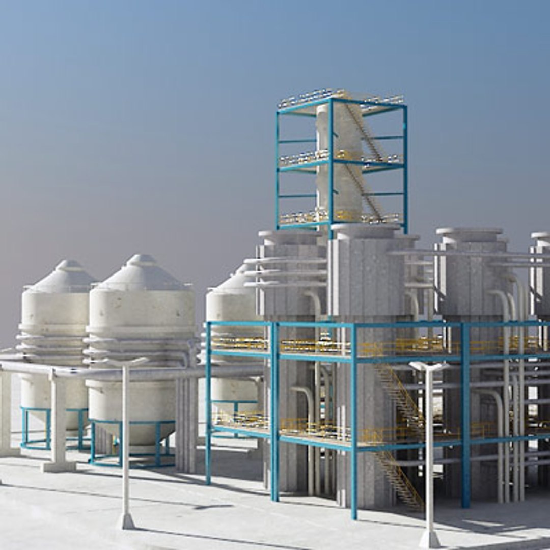 3d Model Industrial Module 1