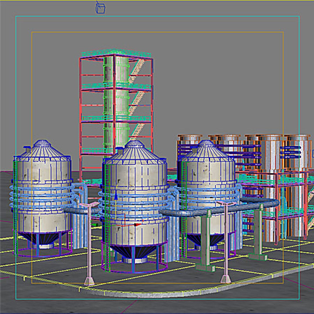 3d Model Industrial Module 1