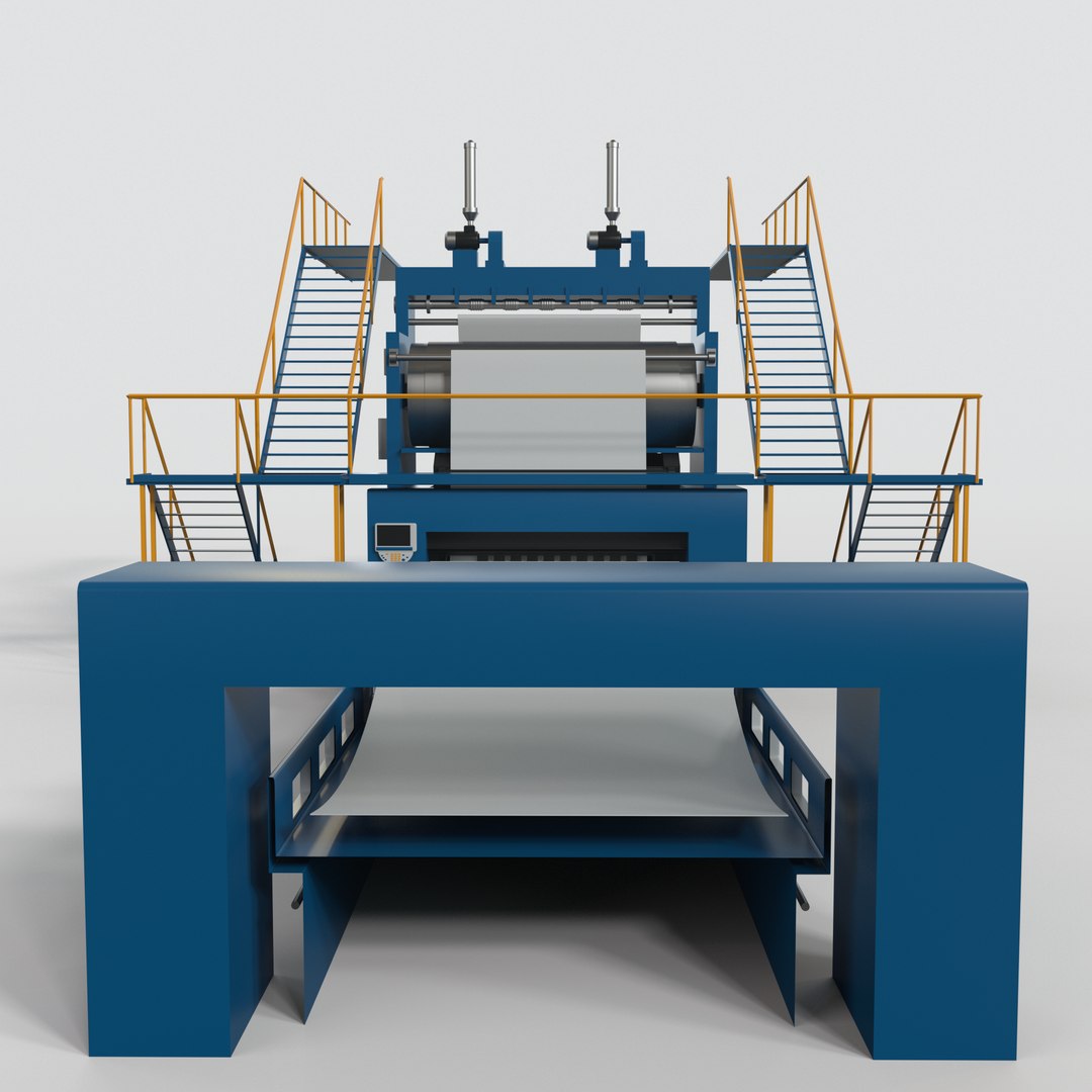 Paper Making Equipment 3D Model - TurboSquid 1555333
