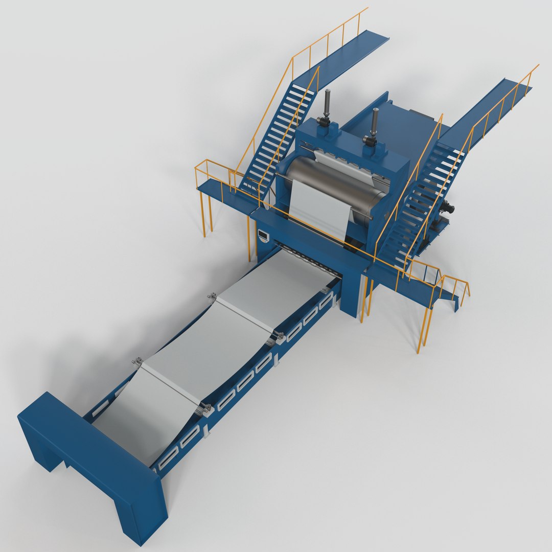 Paper Making Equipment 3D Model - TurboSquid 1555333