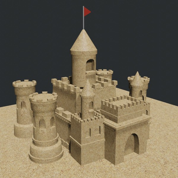 Sand Castle 3D - TurboSquid 1778701