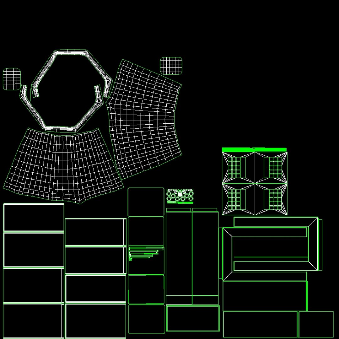 3d Dustbin 04 20ltr Bin Model