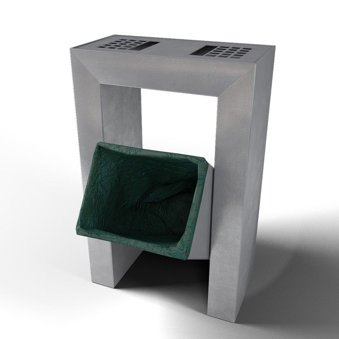 3d Dustbin 04 20ltr Bin Model