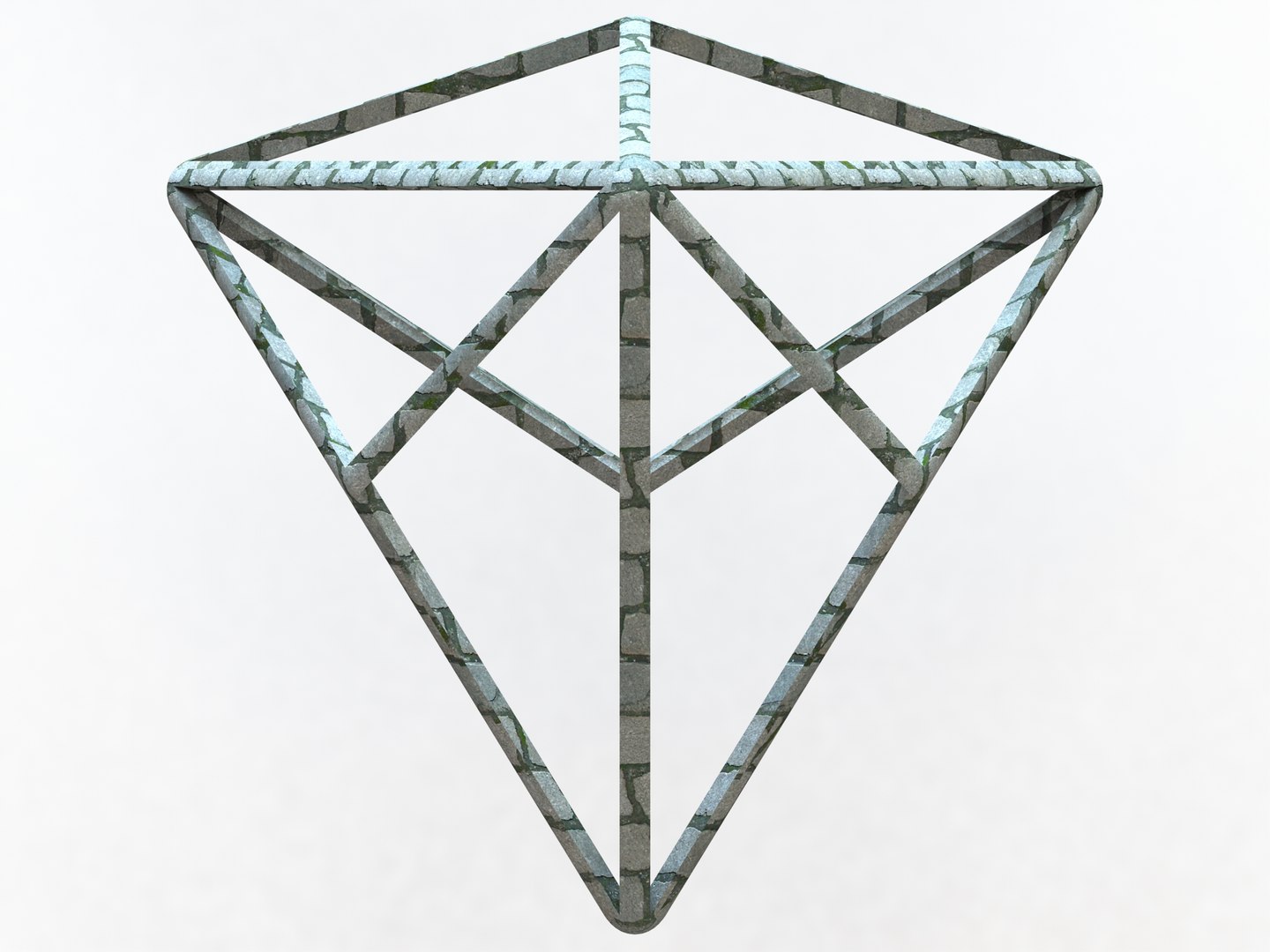 Wireframe Shape Triakis Tetrahedron 3D model - TurboSquid 2169463