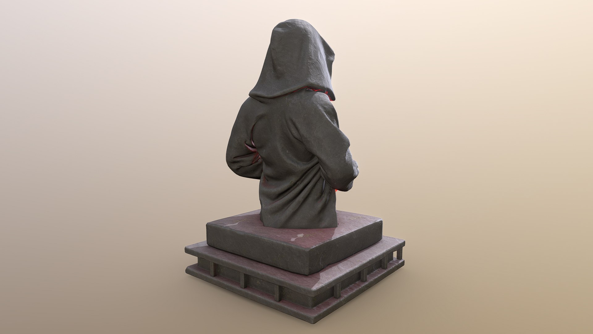 Hooded Crystal Statue Low-poly 3D Model 3D - TurboSquid 1954686
