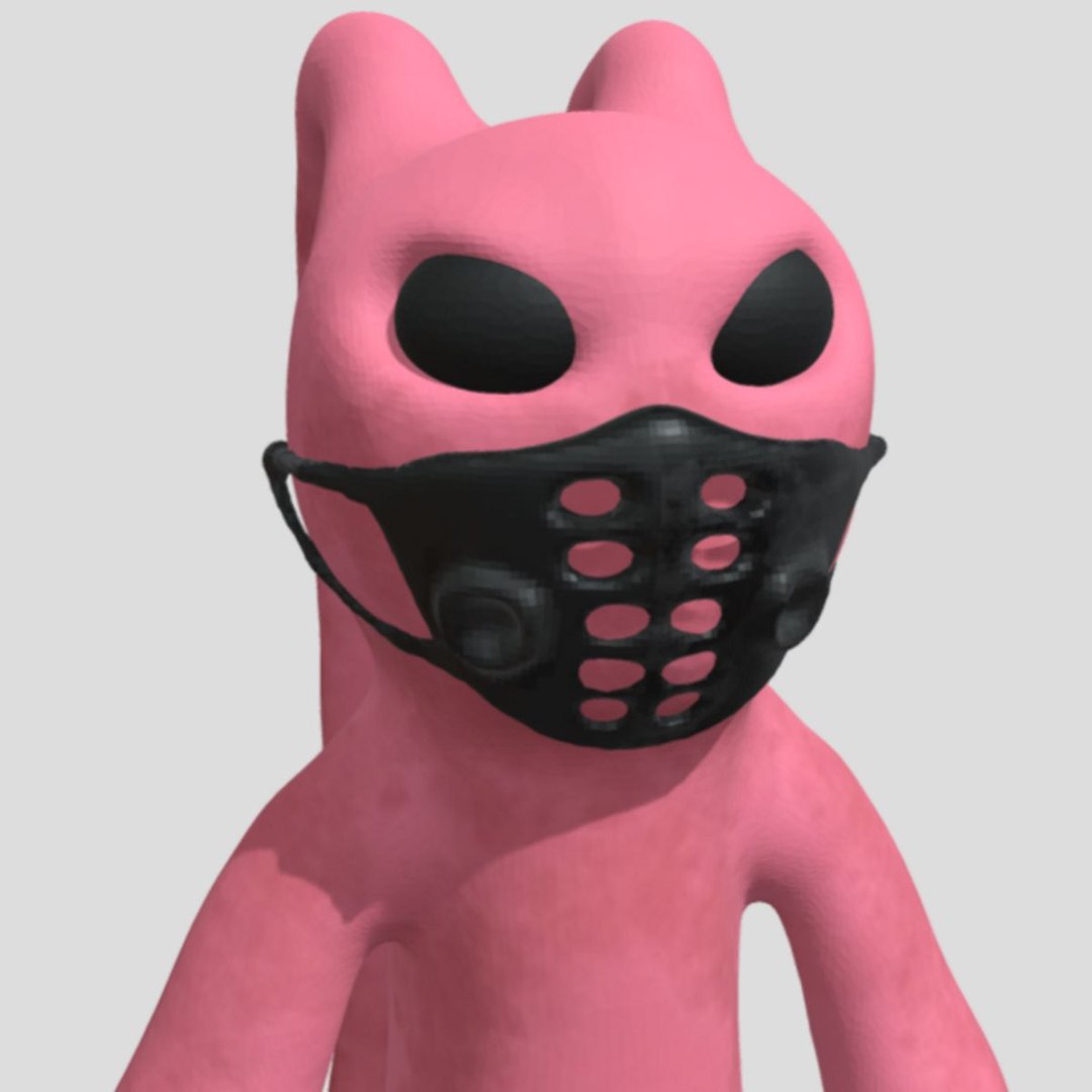 Bunny Pink Character 3D Model - TurboSquid 1525983
