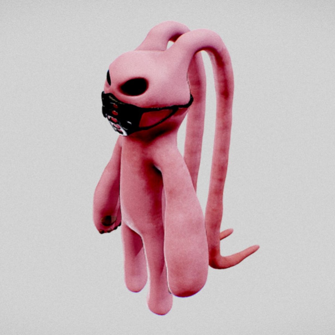 Bunny Pink Character 3D Model - TurboSquid 1525983