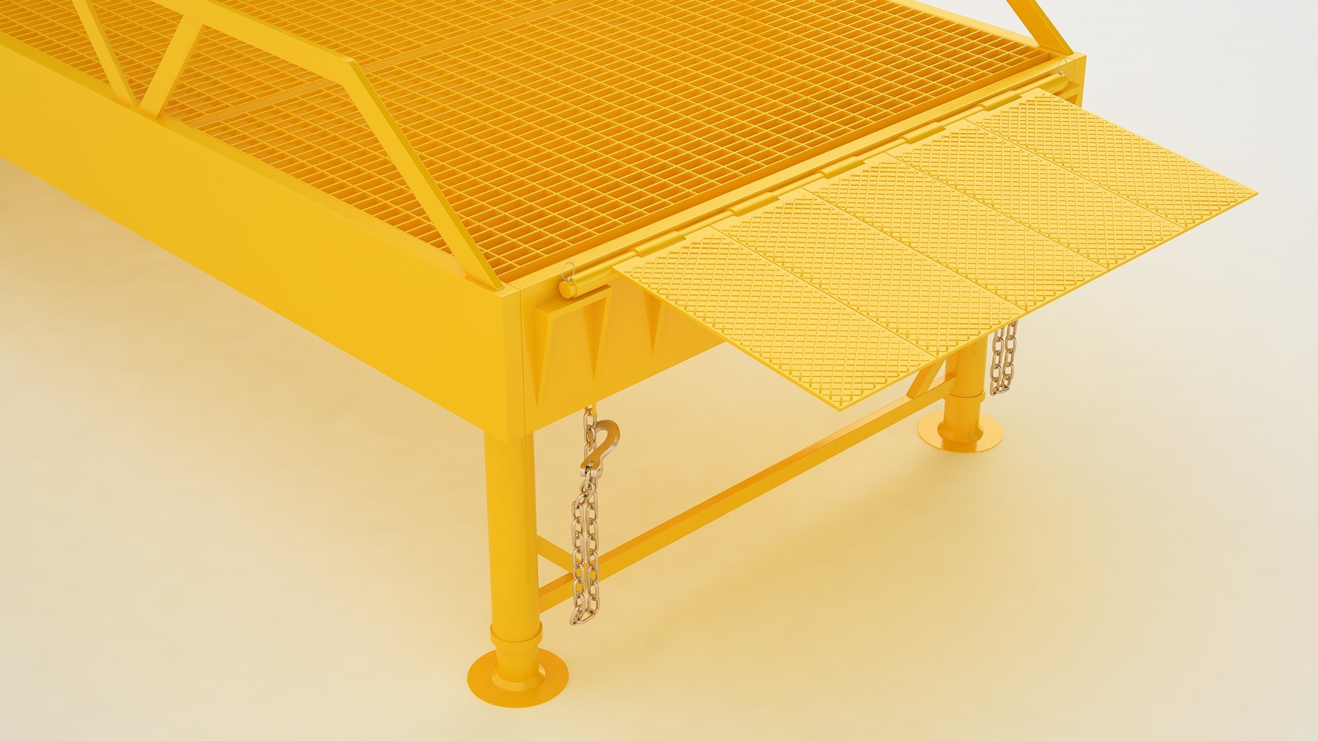 Used Portable Loading Ramp 03 3D Model - TurboSquid 1839333