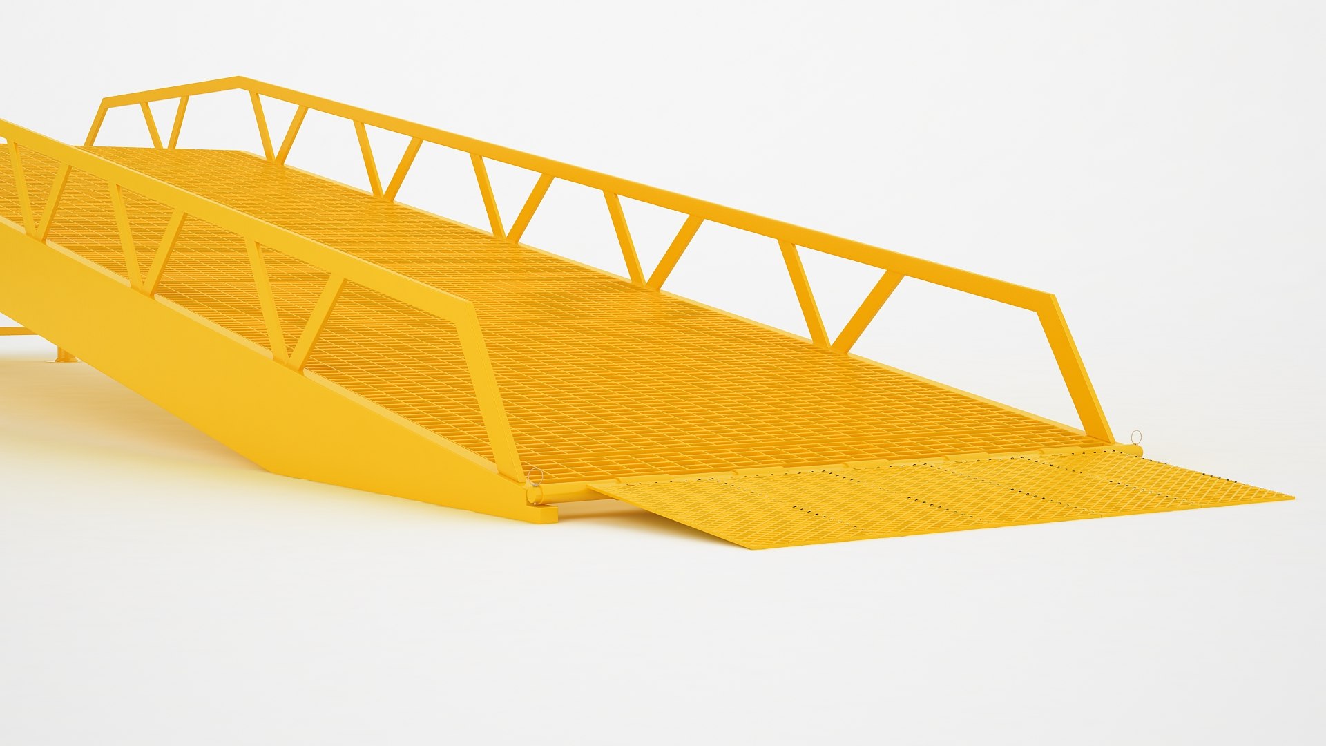 Used Portable Loading Ramp 03 3D Model - TurboSquid 1839333