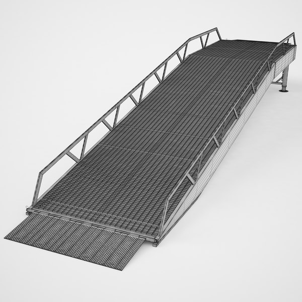 Used Portable Loading Ramp 03 3D model - TurboSquid 1839333