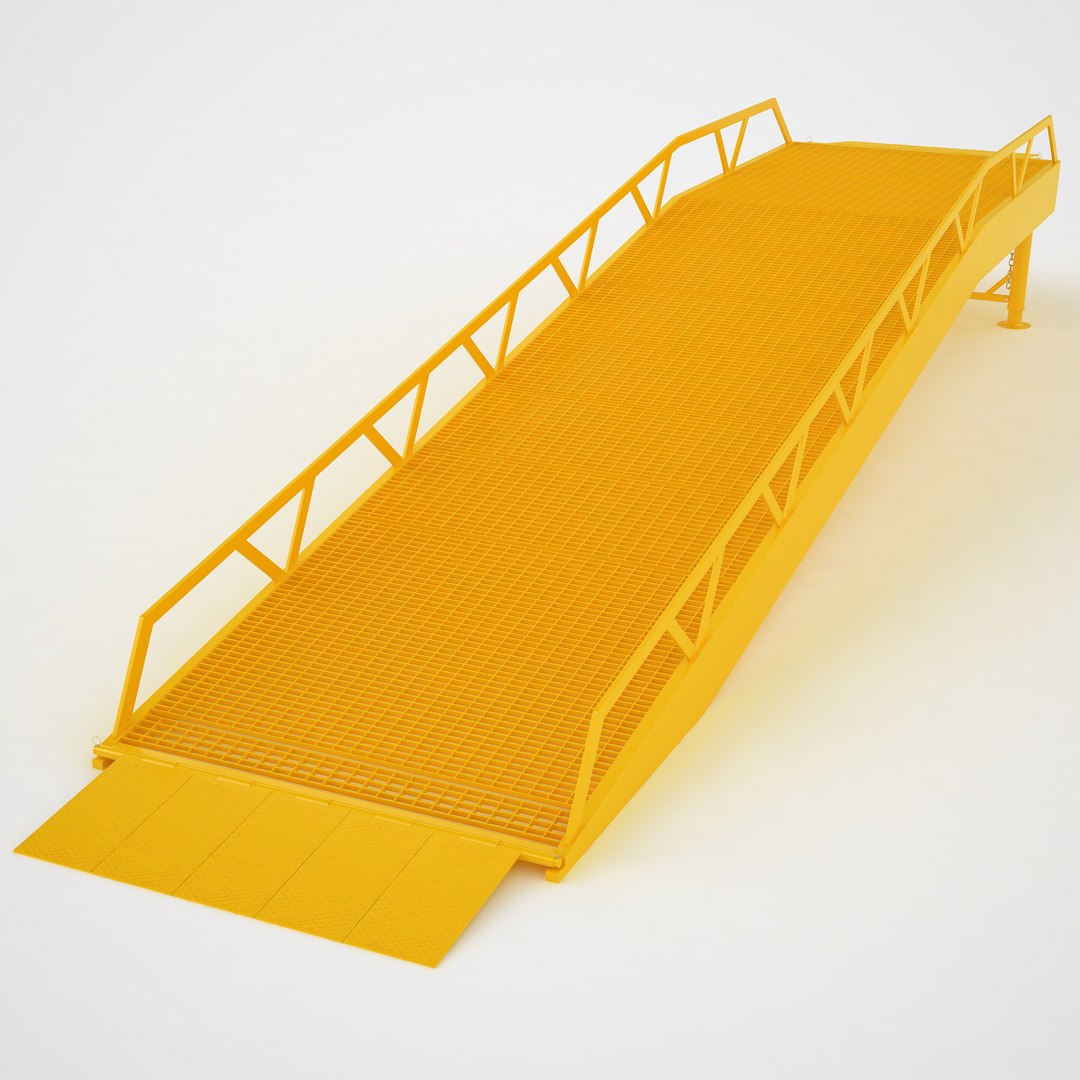 Used Portable Loading Ramp 03 3D Model - TurboSquid 1839333