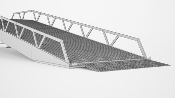 Used Portable Loading Ramp 03 3D model - TurboSquid 1839333