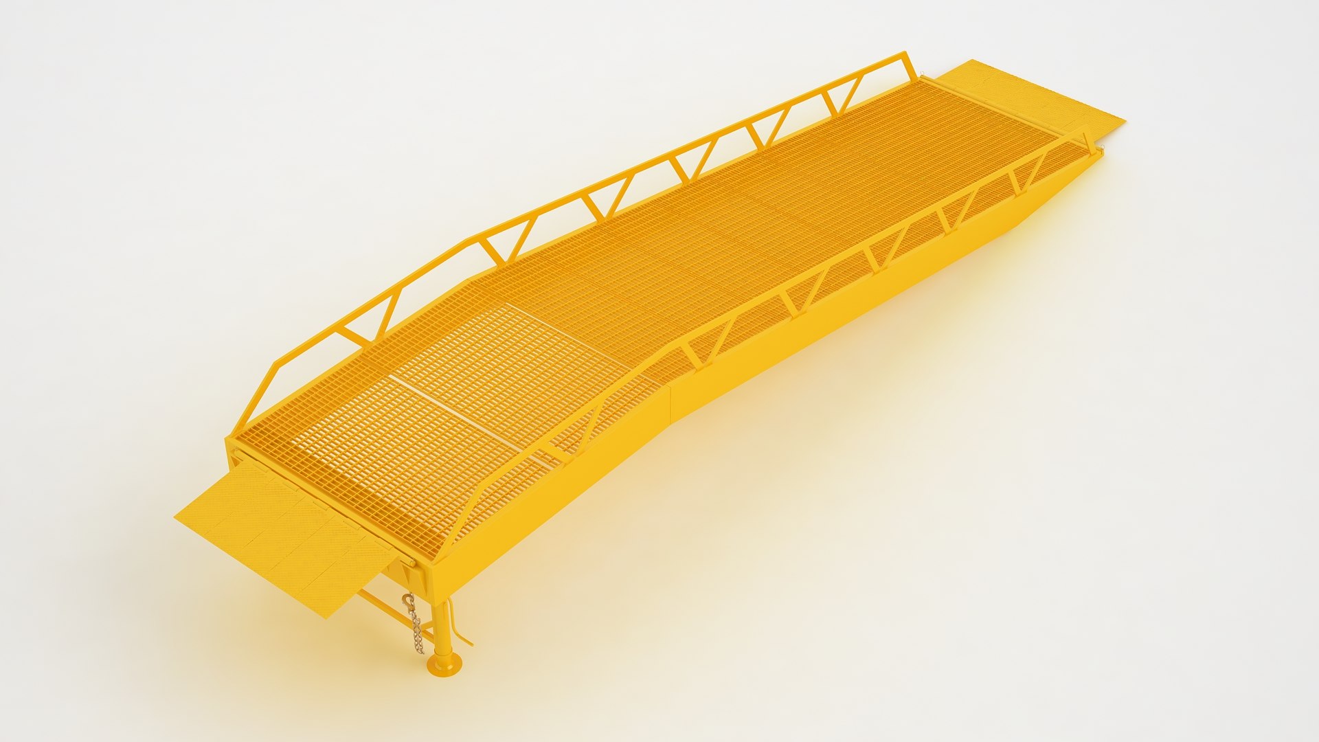 Used Portable Loading Ramp 03 3D Model - TurboSquid 1839333