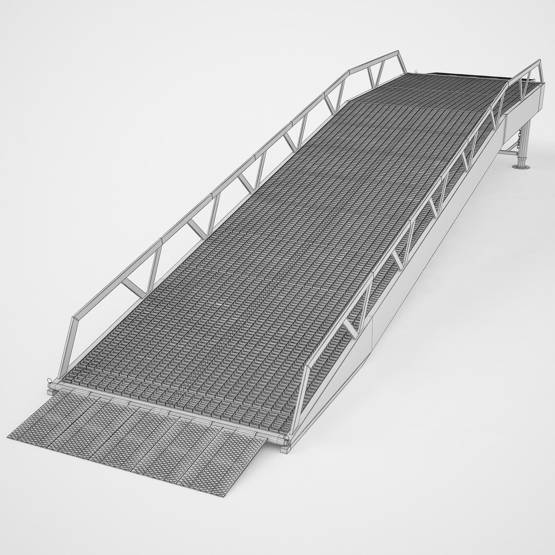 Used Portable Loading Ramp 03 3D Model - TurboSquid 1839333