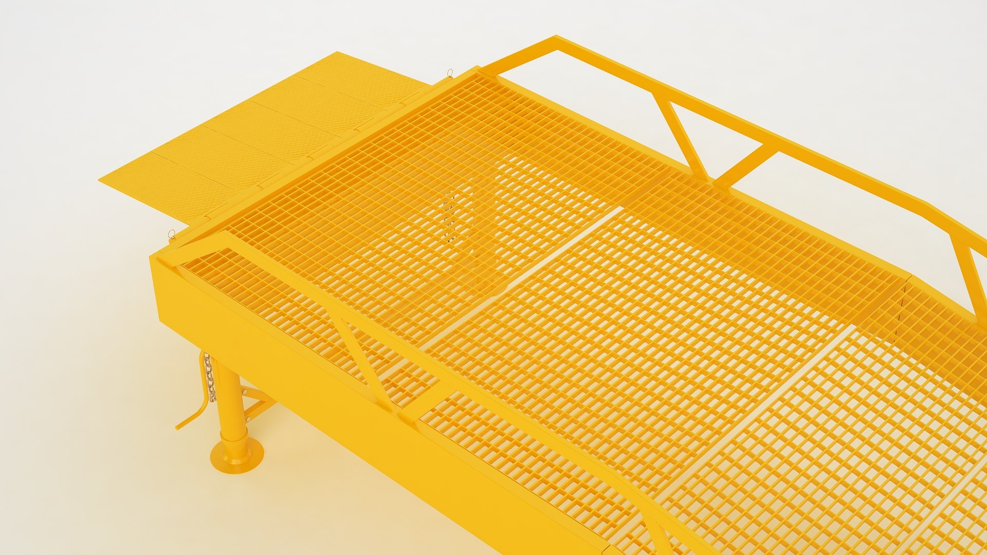 Used Portable Loading Ramp 03 3D Model - TurboSquid 1839333