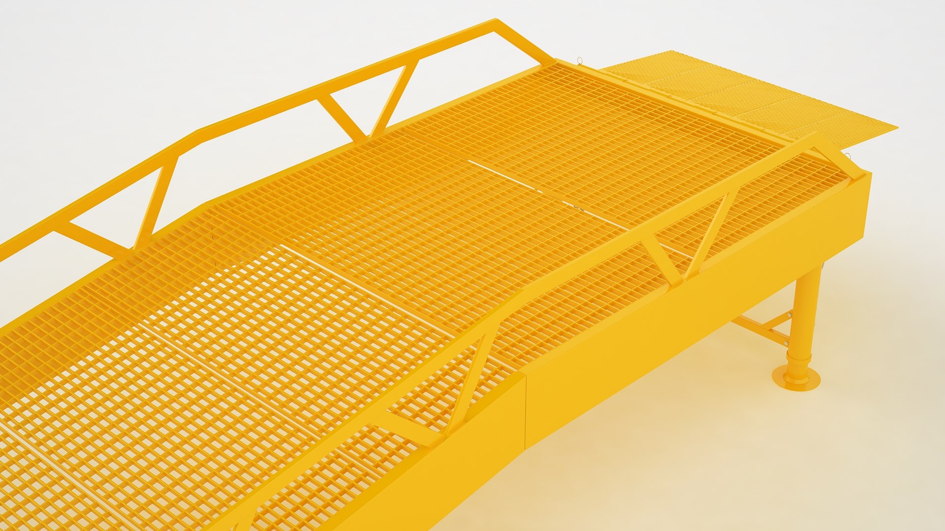 Used Portable Loading Ramp 03 3D Model - TurboSquid 1839333