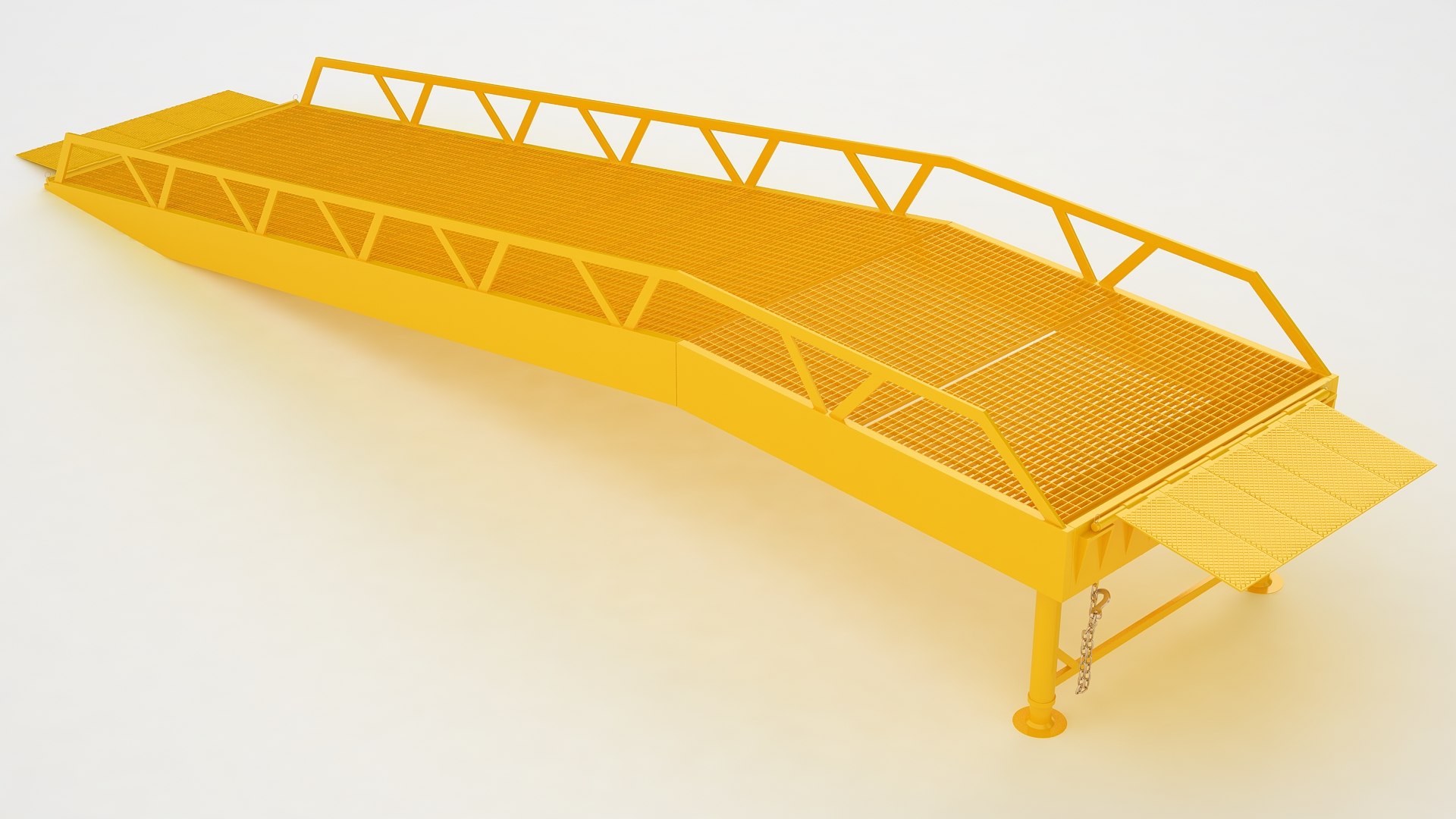 Used Portable Loading Ramp 03 3D Model - TurboSquid 1839333