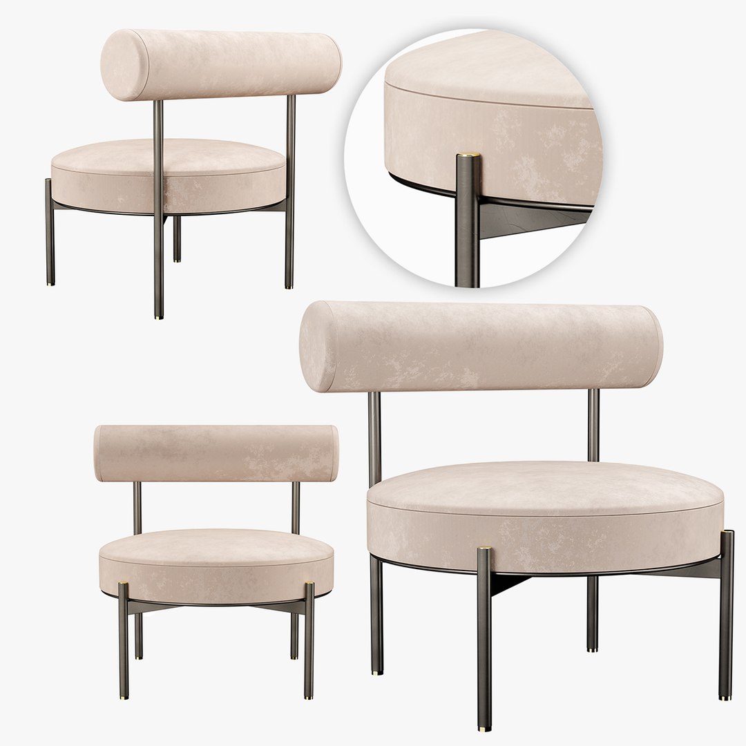 Rest lounge chair 3D model - TurboSquid 2019404