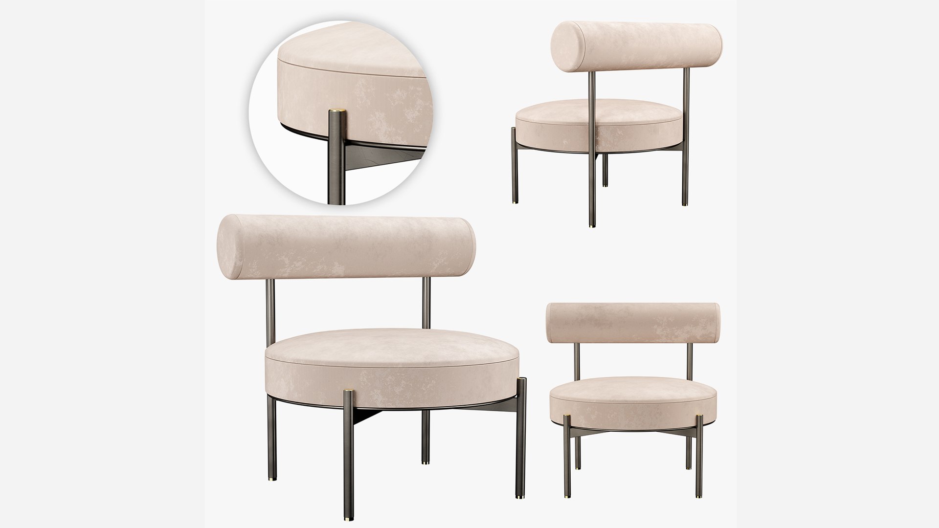 Rest lounge chair 3D model - TurboSquid 2019404