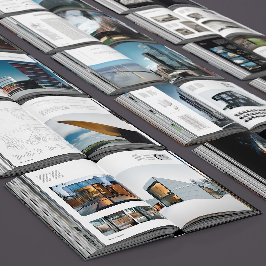 Open Book 3d Model