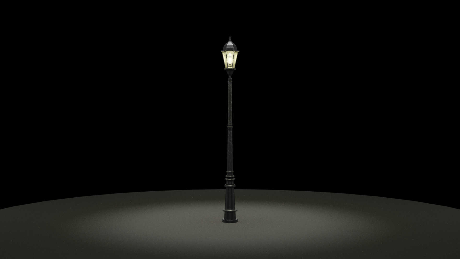 3D Model Vintage Steet Light 3D Model - TurboSquid 2248599