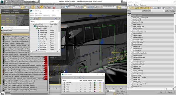 modelo 3d Mercedes Tourrider Premium - TurboSquid 2006113