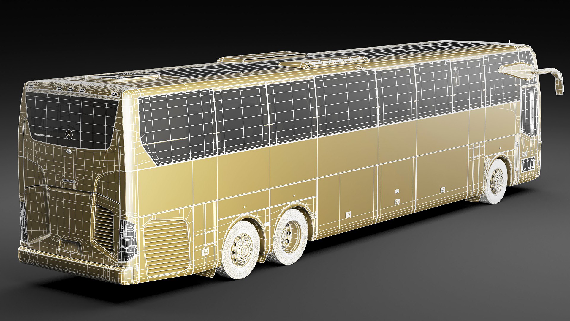 3D Mercedes Tourrider Premium - TurboSquid 2006113