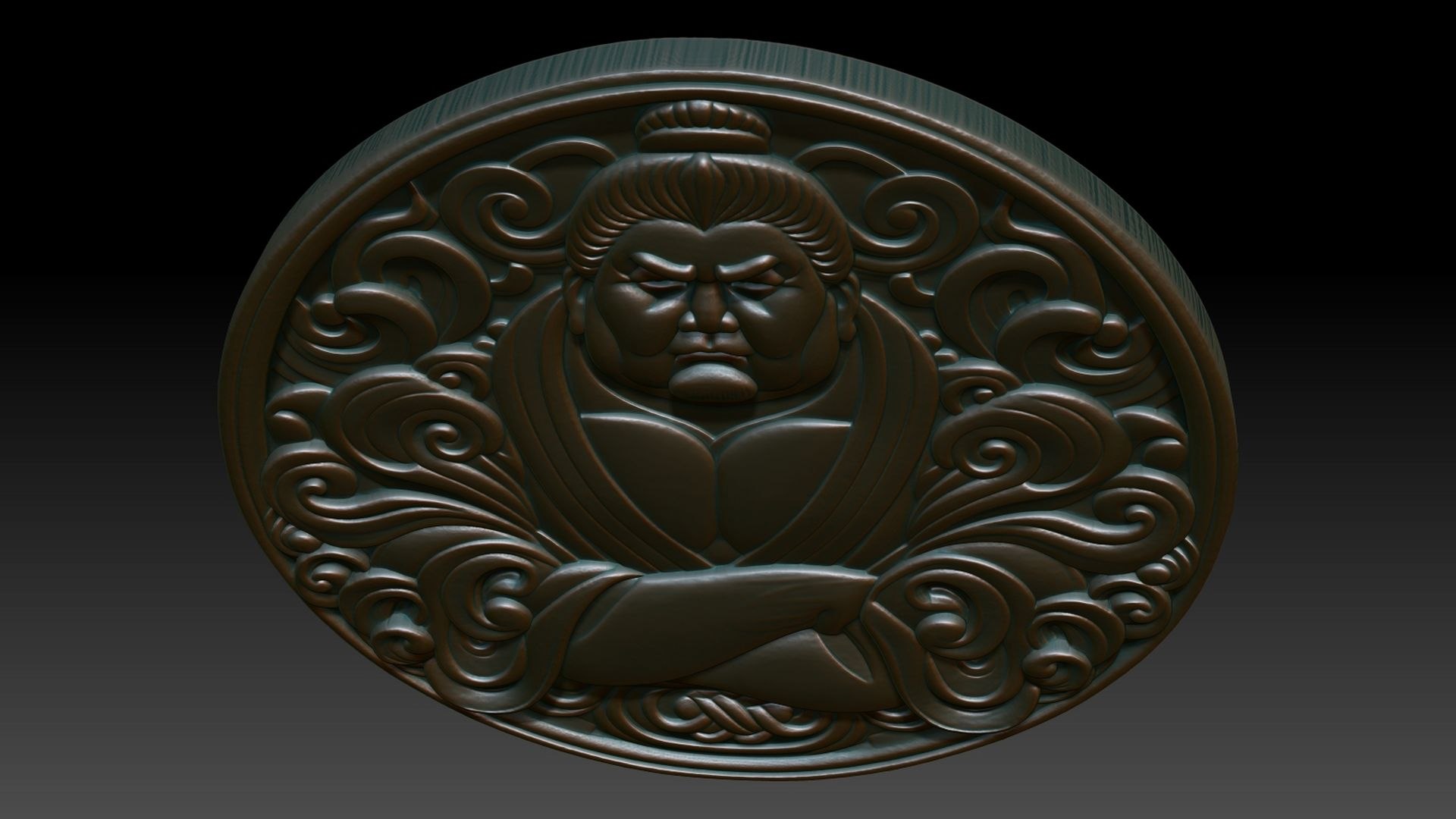 Sumo Wrestler Basrelief 05 240802 3D Model - TurboSquid 2380933