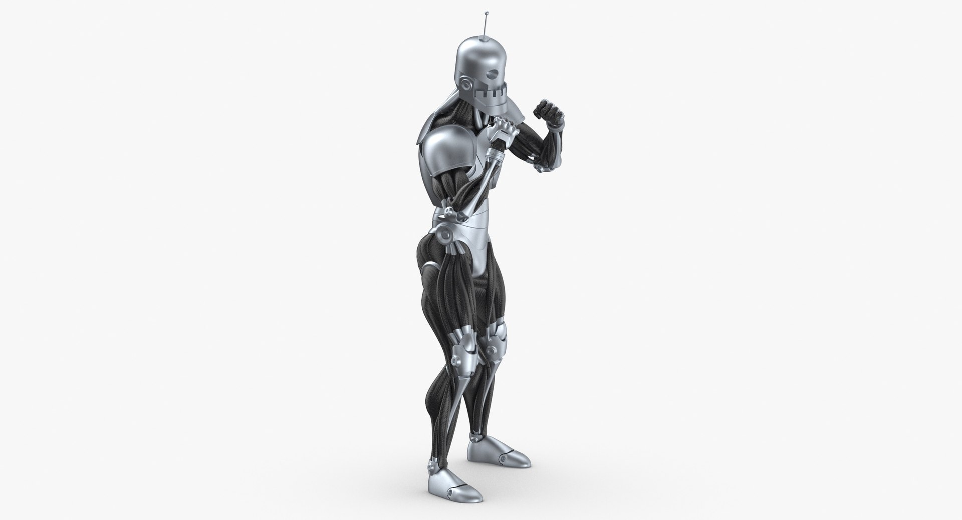 3D Model Robot 02 Fighting - TurboSquid 1517292