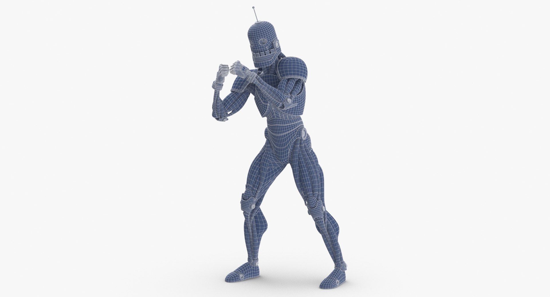 3D Model Robot 02 Fighting - TurboSquid 1517292