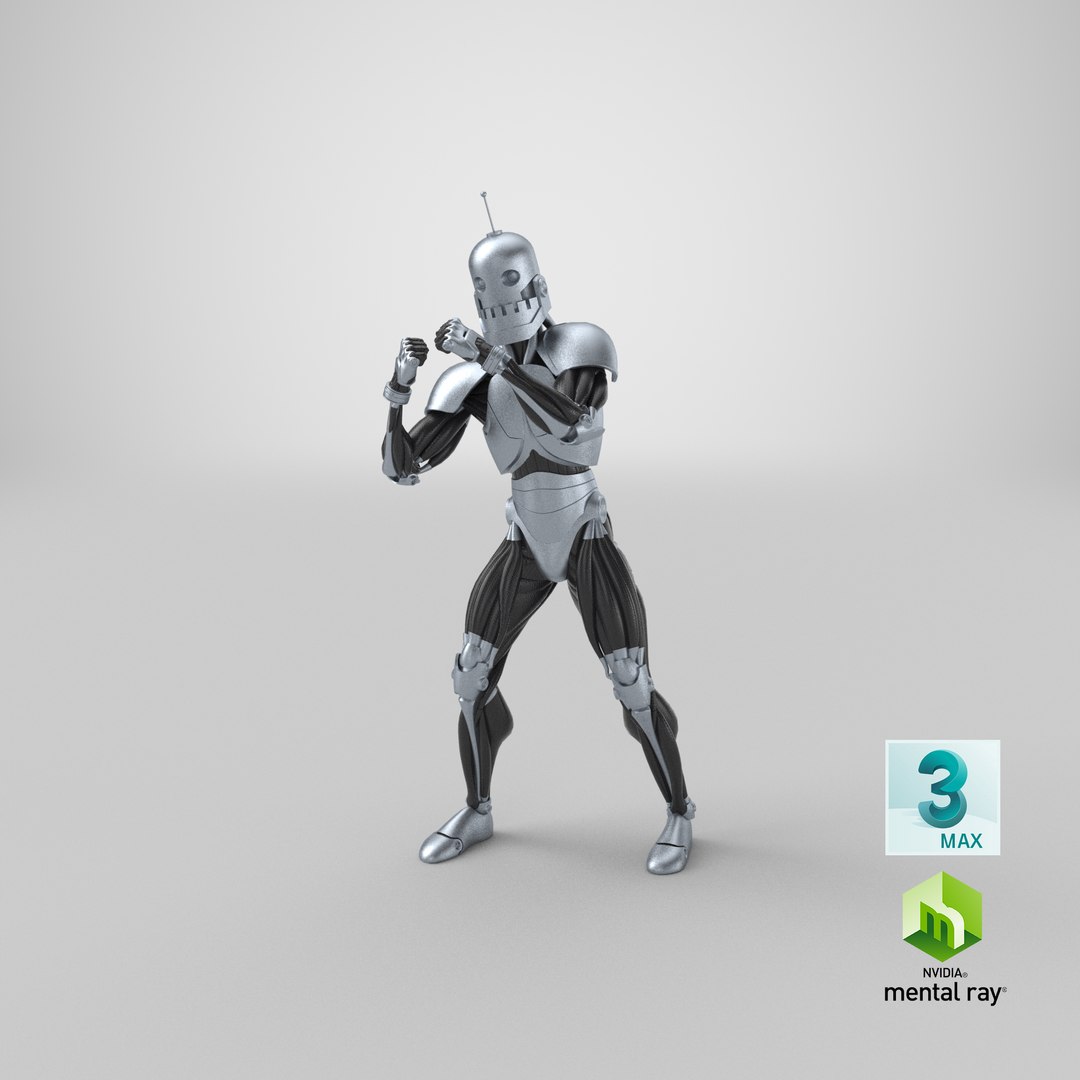 3D model robot 02 fighting - TurboSquid 1517292