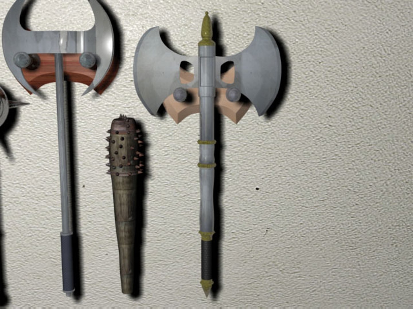 Weapons Flail Knuckle Dagger X