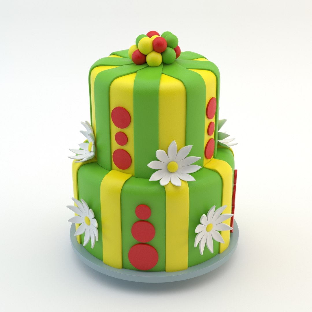 3d Cake Model