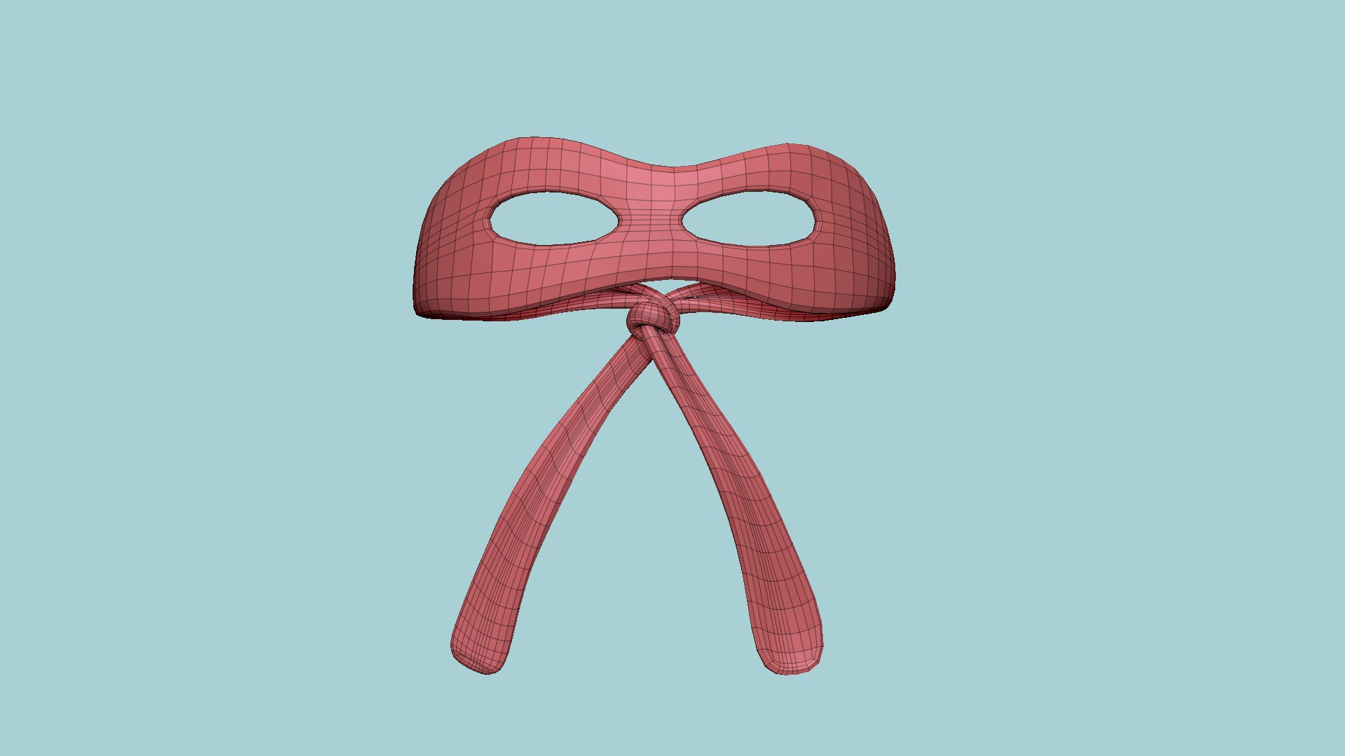 Turtle Ninja Mask 07 Red Cartoon - Bandana Character Design Model ...