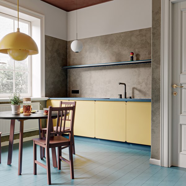 3D Color Block Style Apartment Interior 01 - TurboSquid 1782008