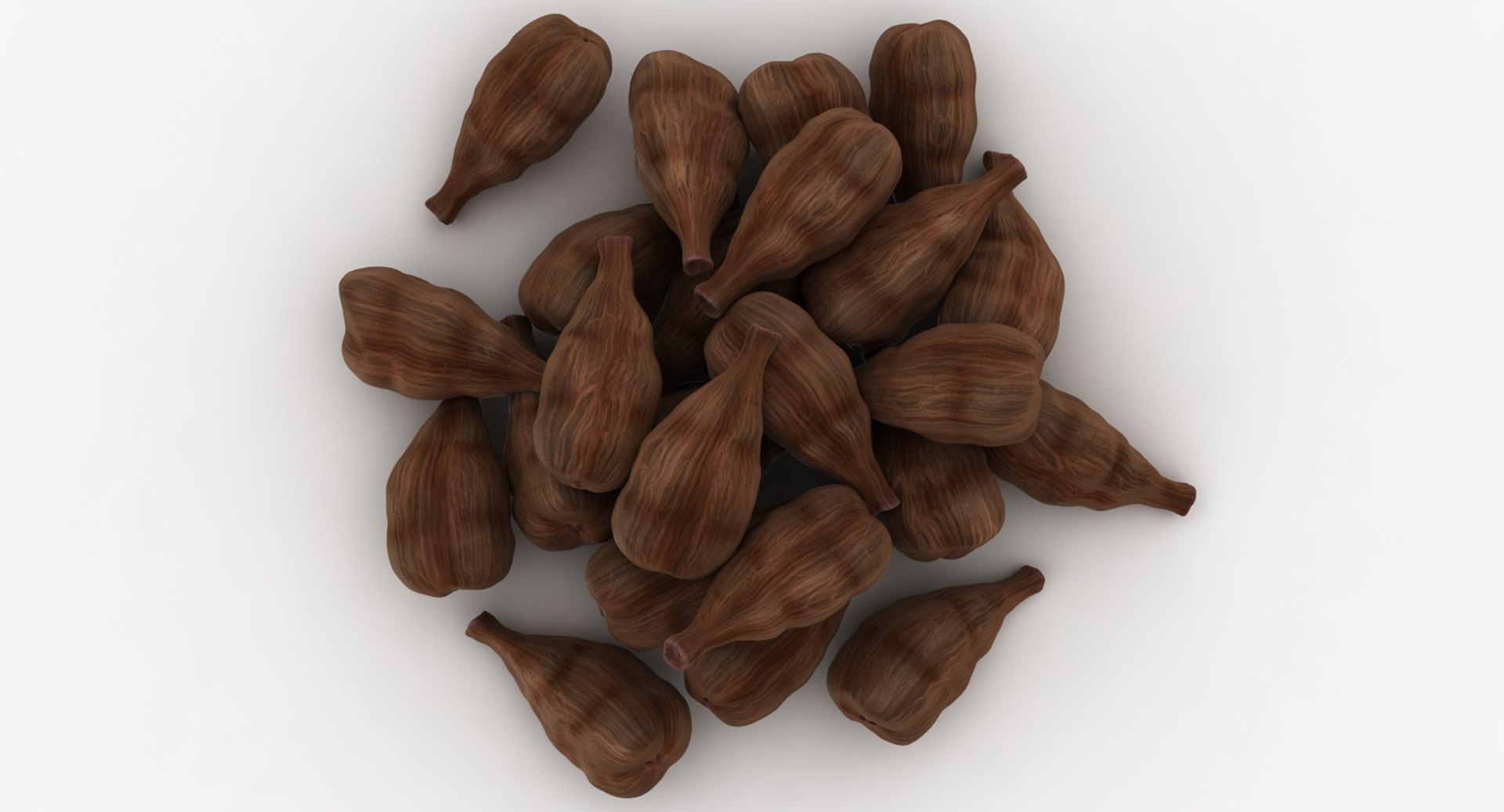 Cardamom Pose 2 Black 3d Model