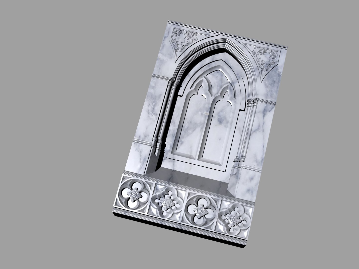 3d Model Columns Arches Ancient