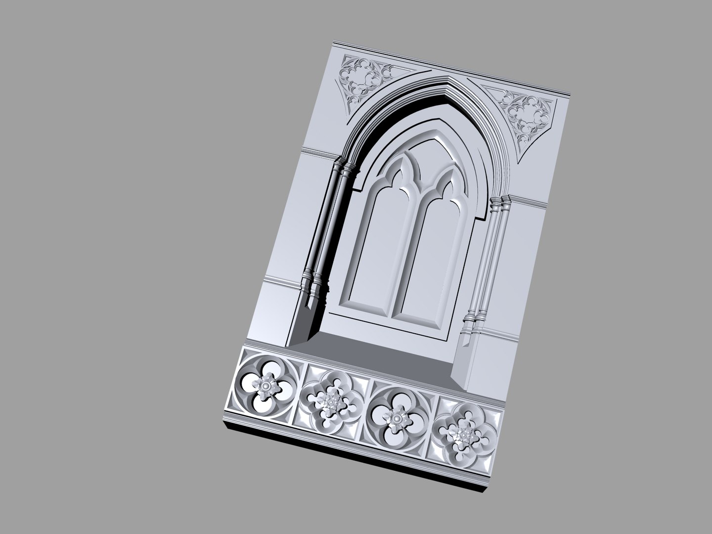 3d Model Columns Arches Ancient