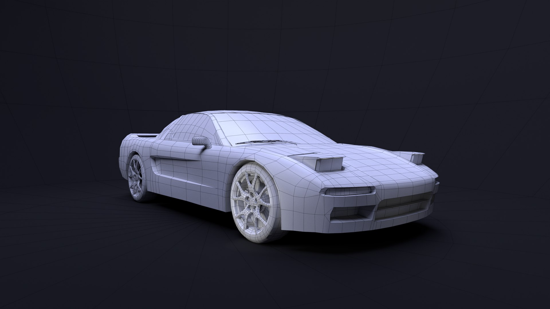 3D Retro Racing Car 02 Model - TurboSquid 1921459