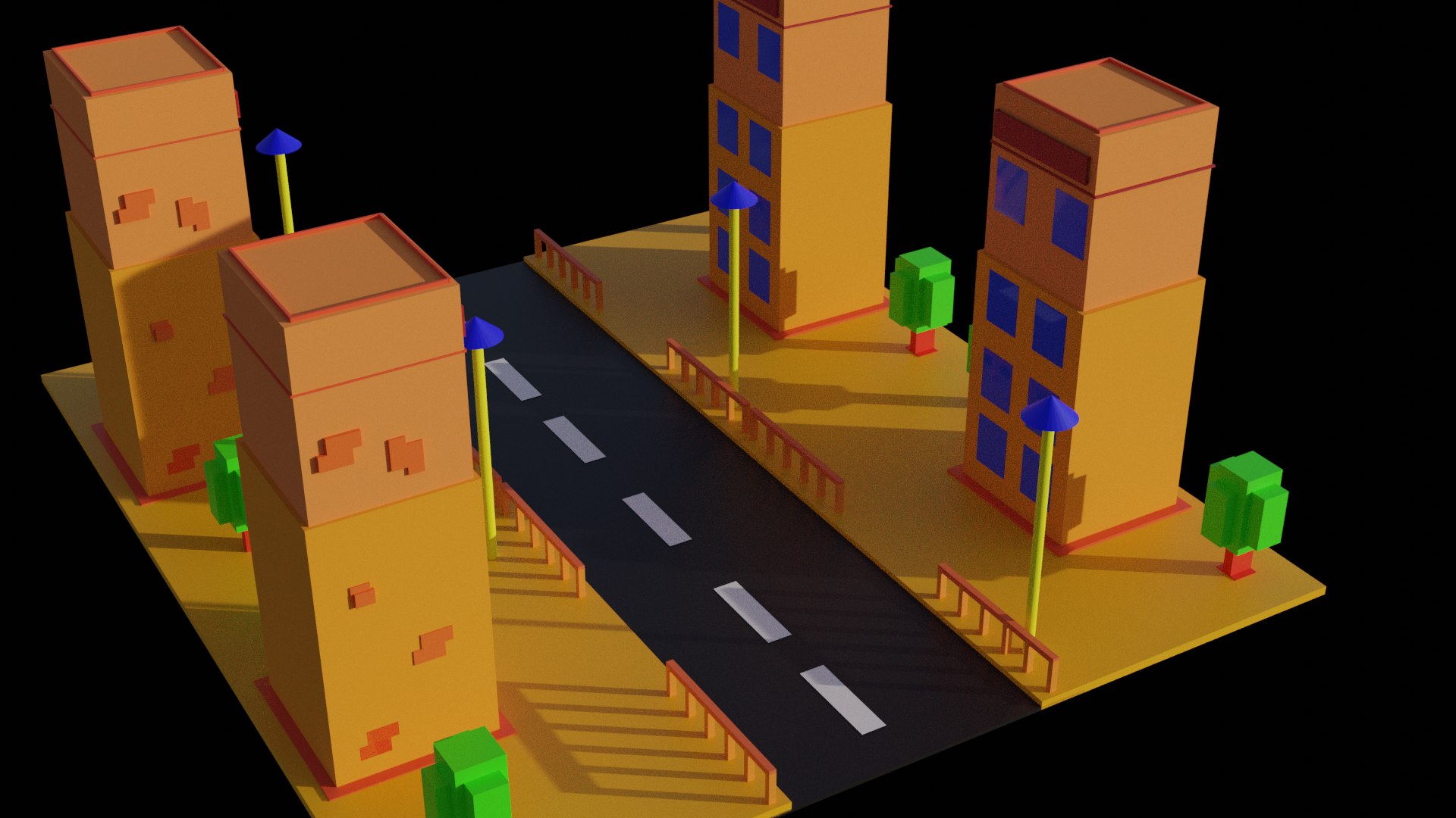 3D Model Basic Building Set - TurboSquid 1716953