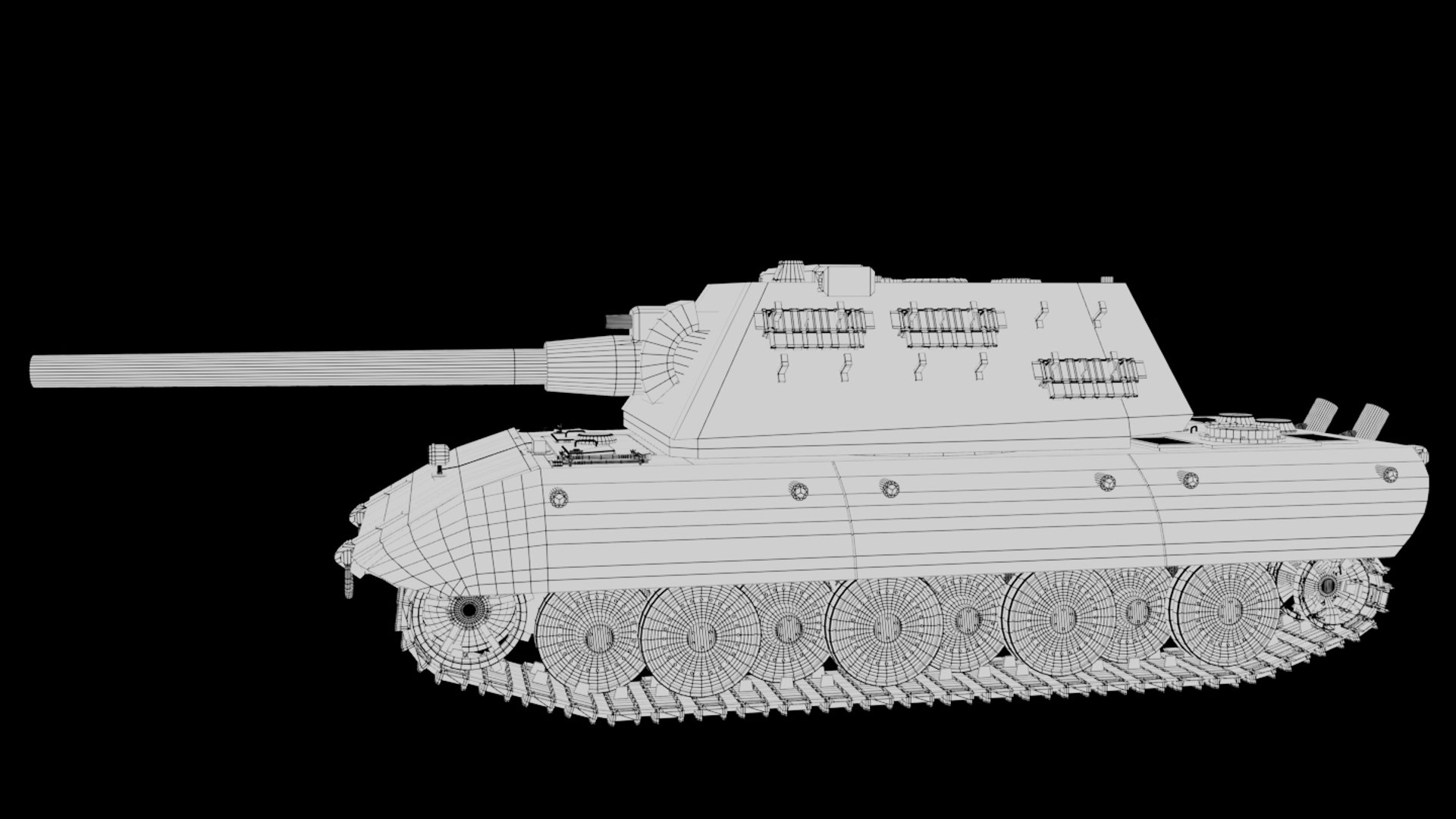 Panzerkampfwagen VI Tiger Ausf E Tank - TurboSquid 2086151