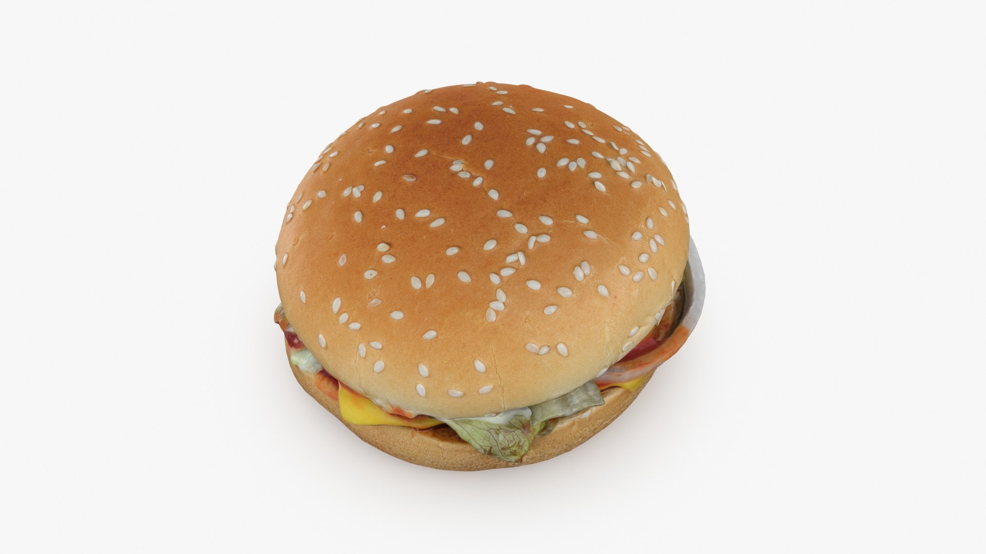 3D Model Cheeseburger 01 - TurboSquid 2181679