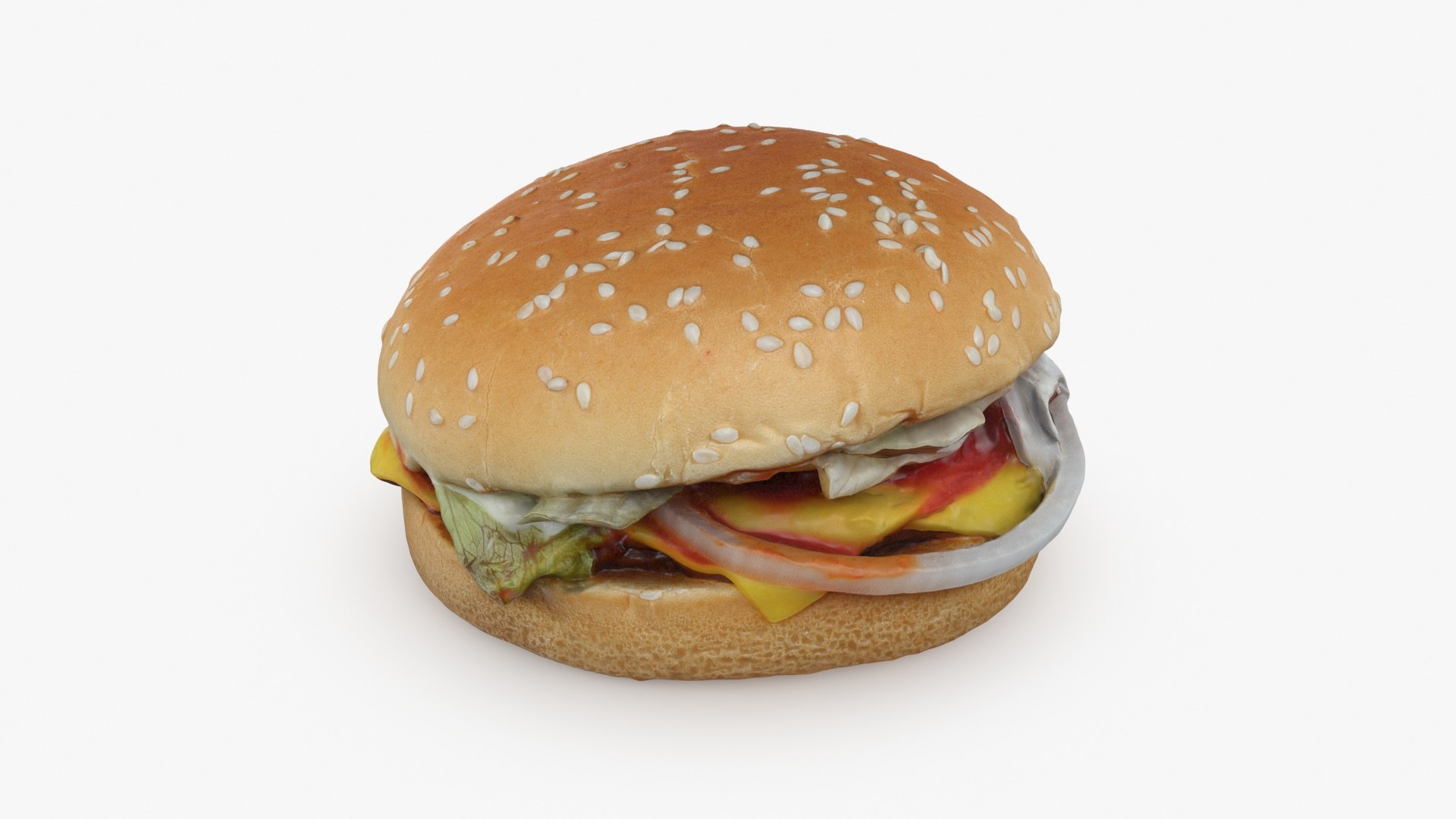 3D Model Cheeseburger 01 - TurboSquid 2181679