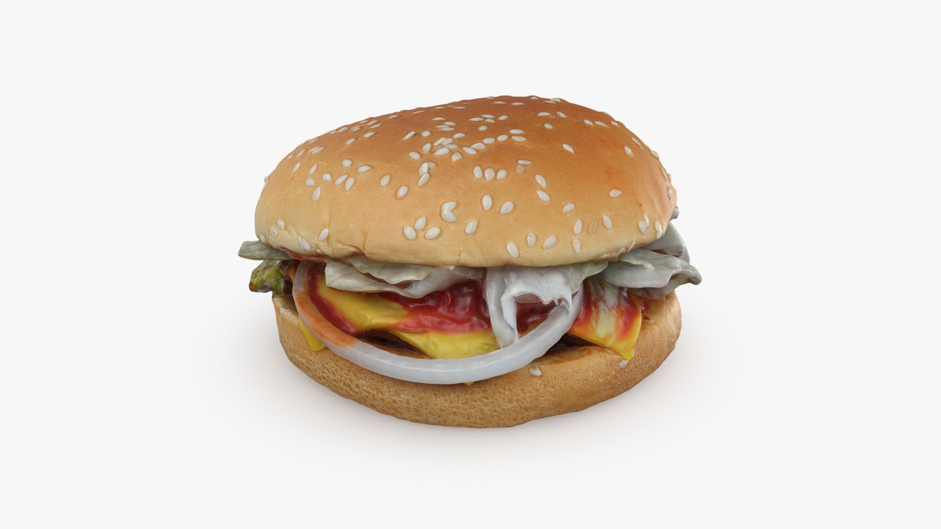 3D Model Cheeseburger 01 - TurboSquid 2181679