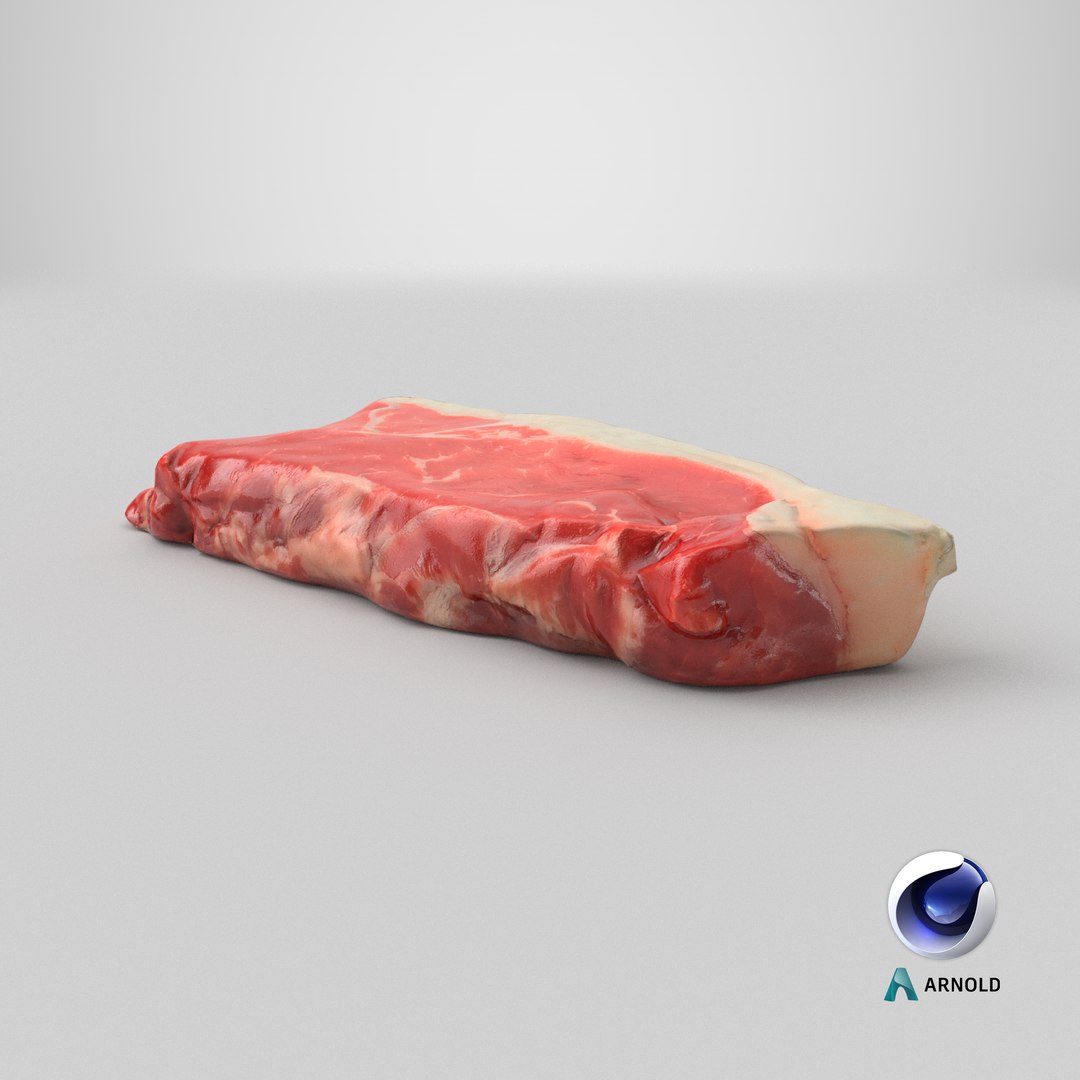 3D Raw Meat Steak 01 - TurboSquid 2392608