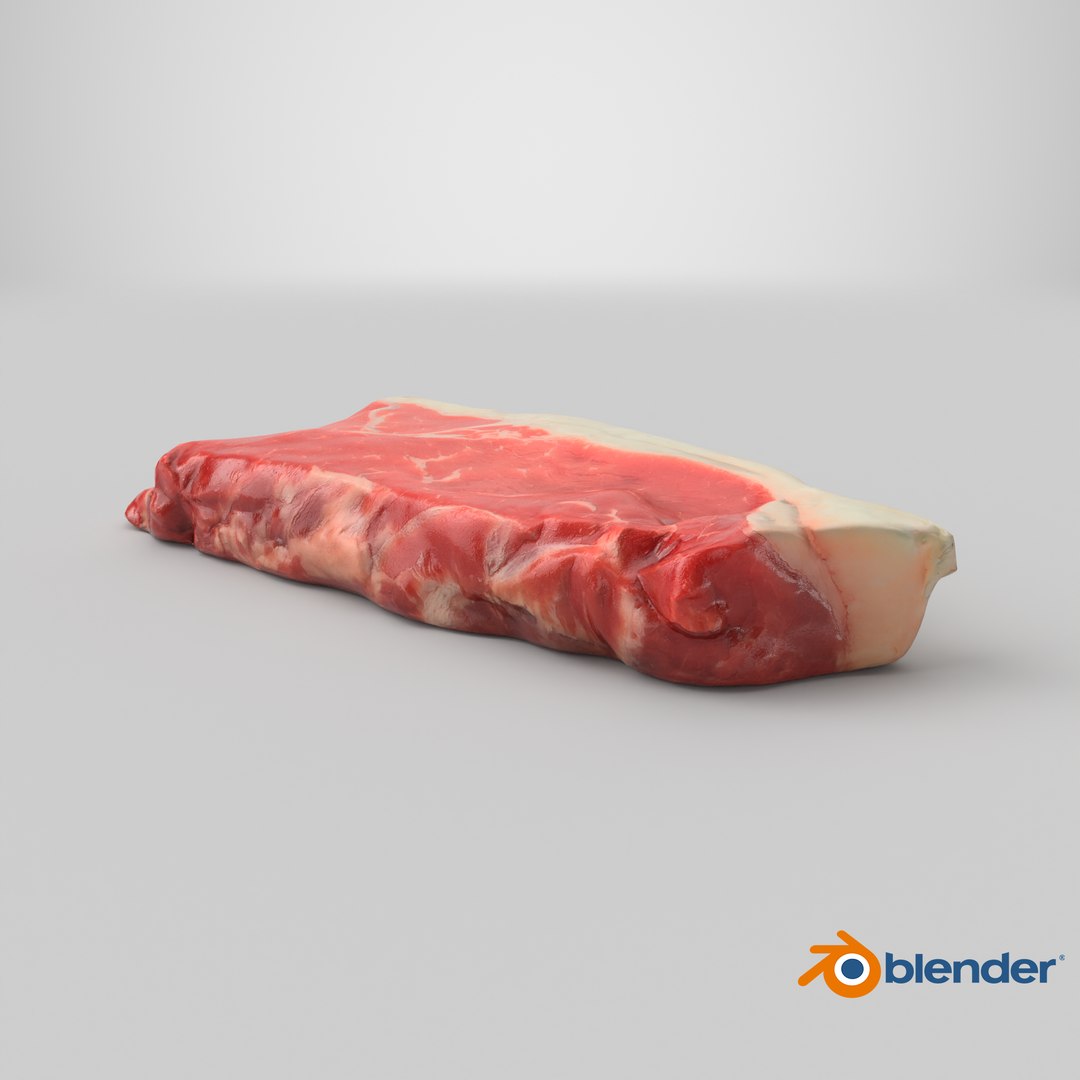 3D Raw Meat Steak 01 - TurboSquid 2392608