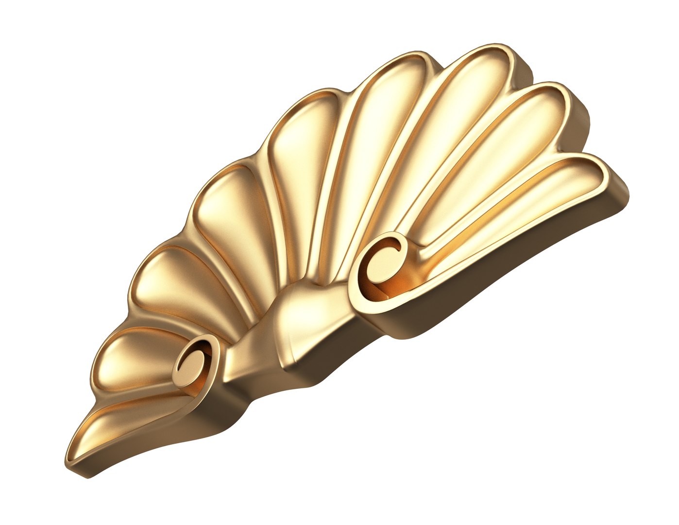 3D Model Shell Carved Decoration 02 - TurboSquid 1746647