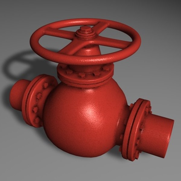 3d model valve